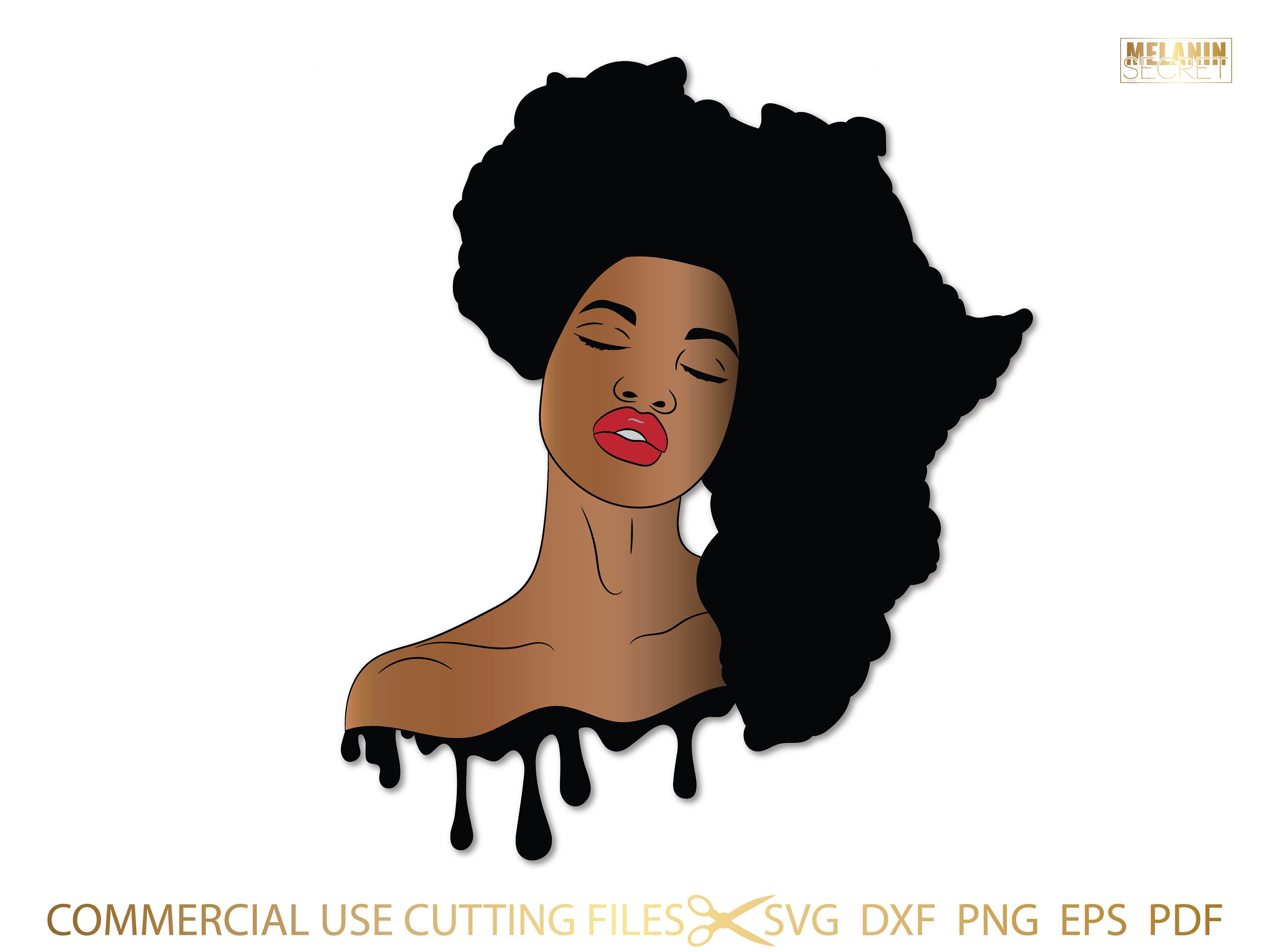 Drawing & Illustration Art & Collectibles Nubian Queen Boss PNG Vector ...