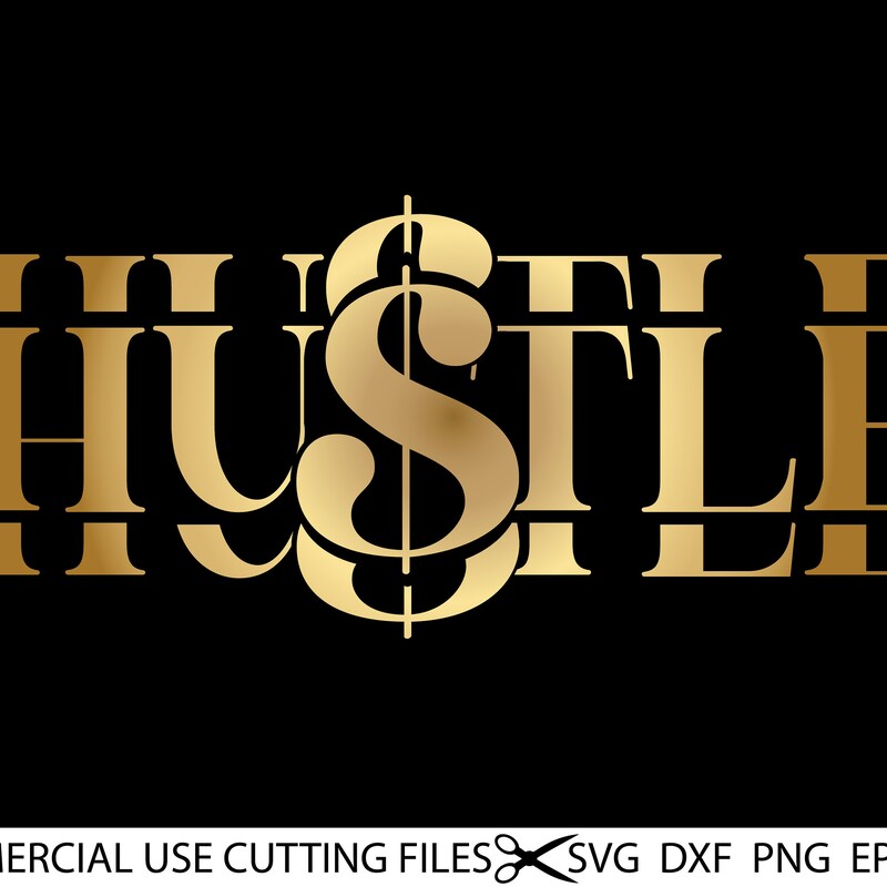 Hustle Svg - Etsy