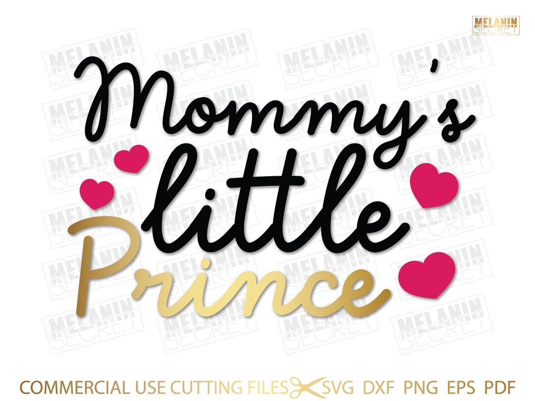 Mommy's Little Prince SVG, Newborn Svg, Baby Svg, Cute Baby Svg, Girl ...