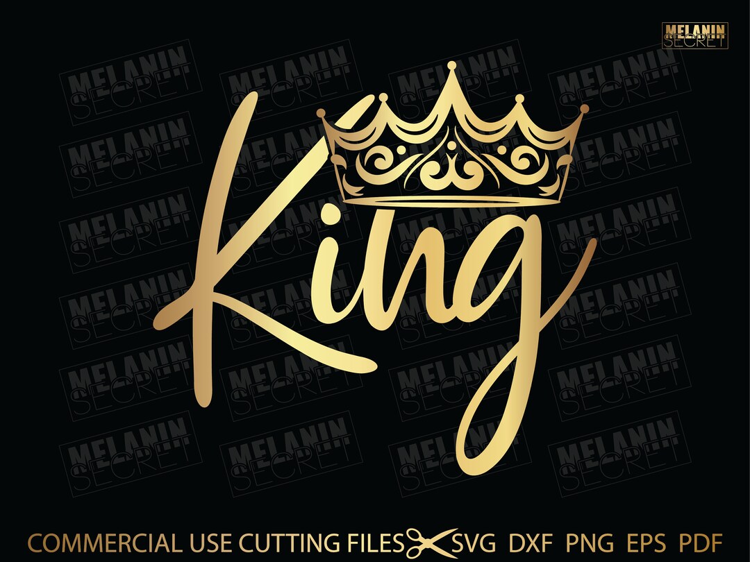 King With Crown SVG, King Drippin' Svg, Dope Svg, Black King Svg, Crown ...