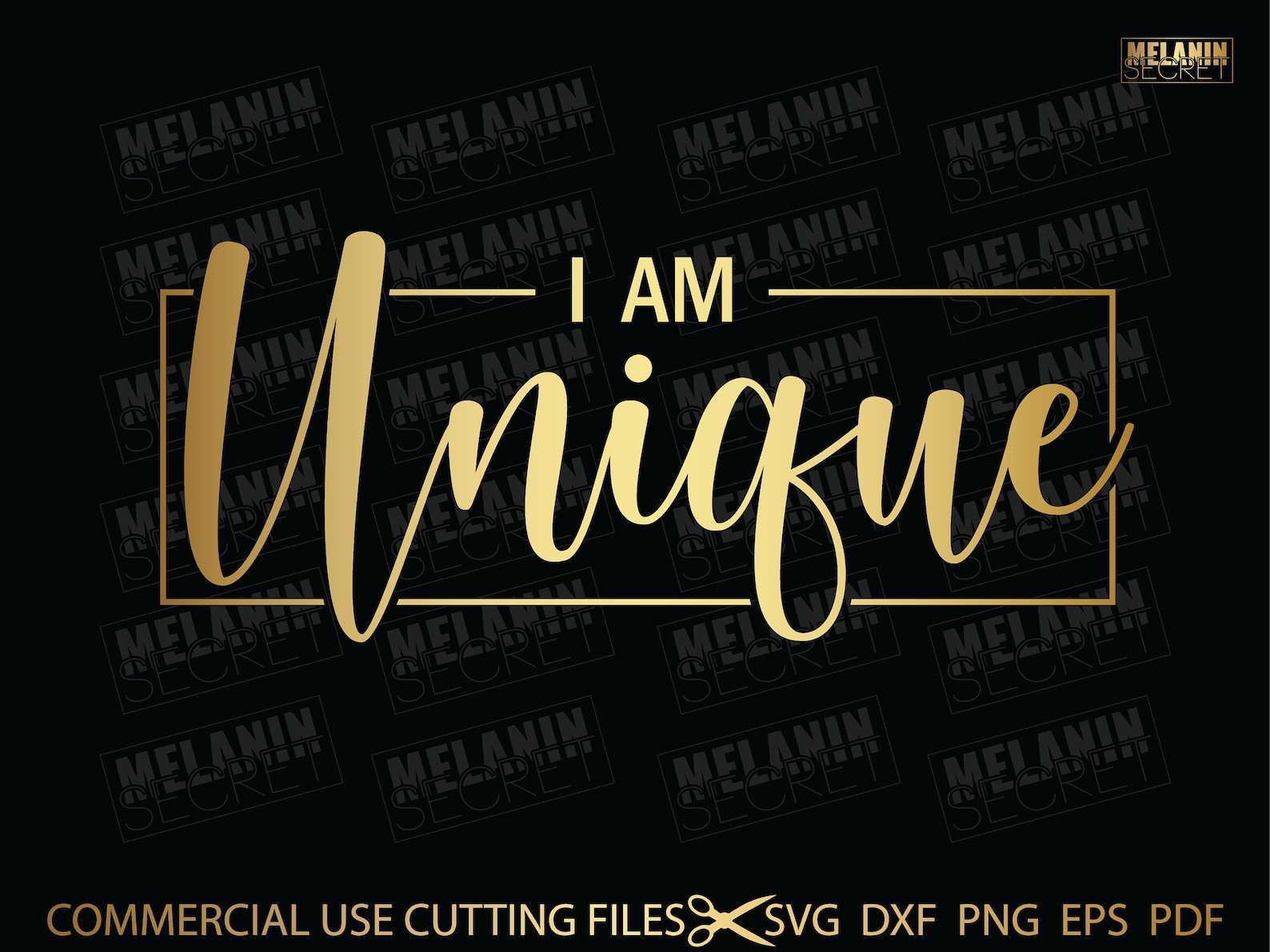I Am Unique Svg Unique Svg Success Svg Hustler Svg - Etsy