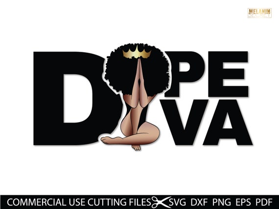 Dope Diva Praying Svg Afro Diva Svg Queen Boss Lady Black Etsy Finland