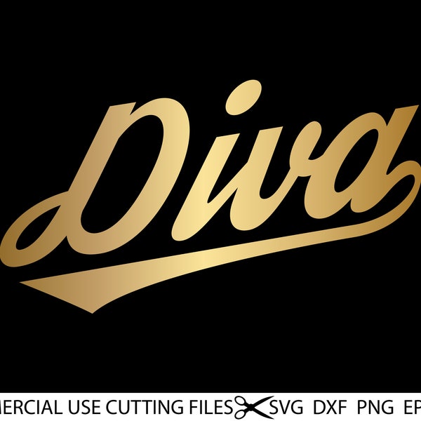 Diva Svg - Etsy