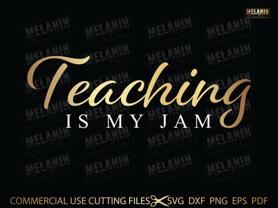Teaching is My Jam Svg Teacher Svg Graduation First Day | Etsy