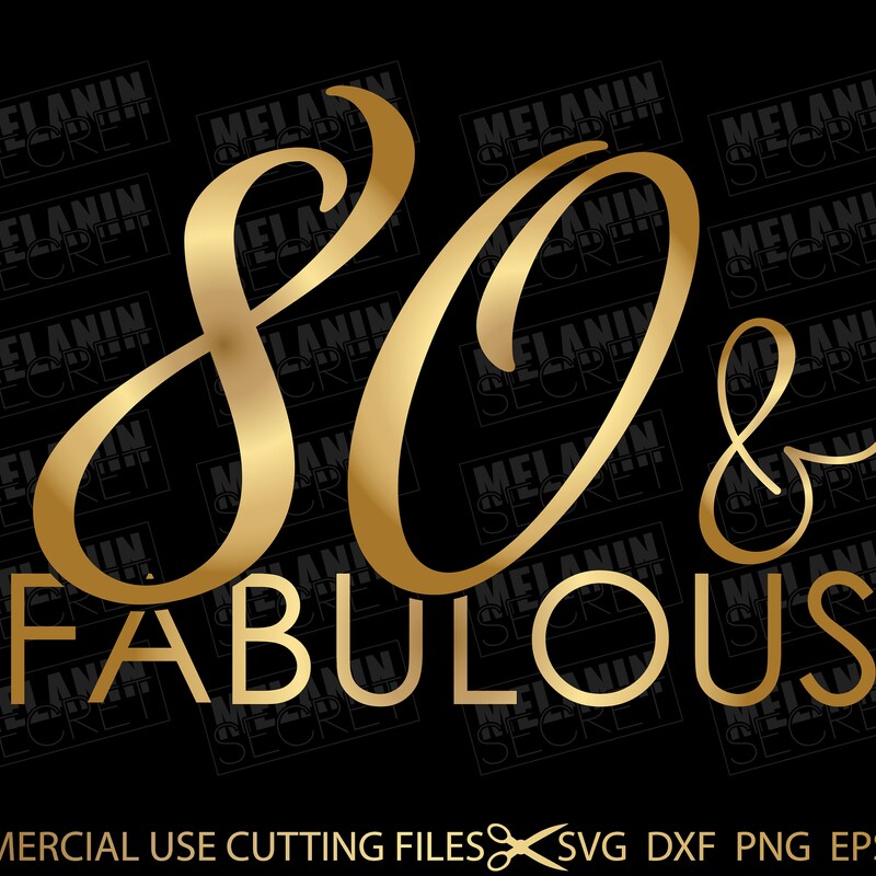 80 and Fabulous - Etsy