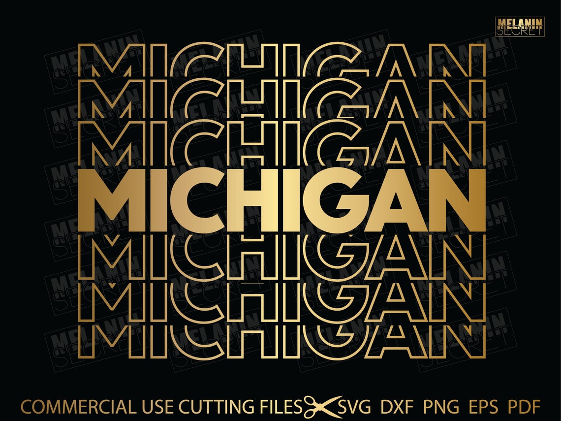 Michigan State SVG Michigan Svg State Svg United States of - Etsy