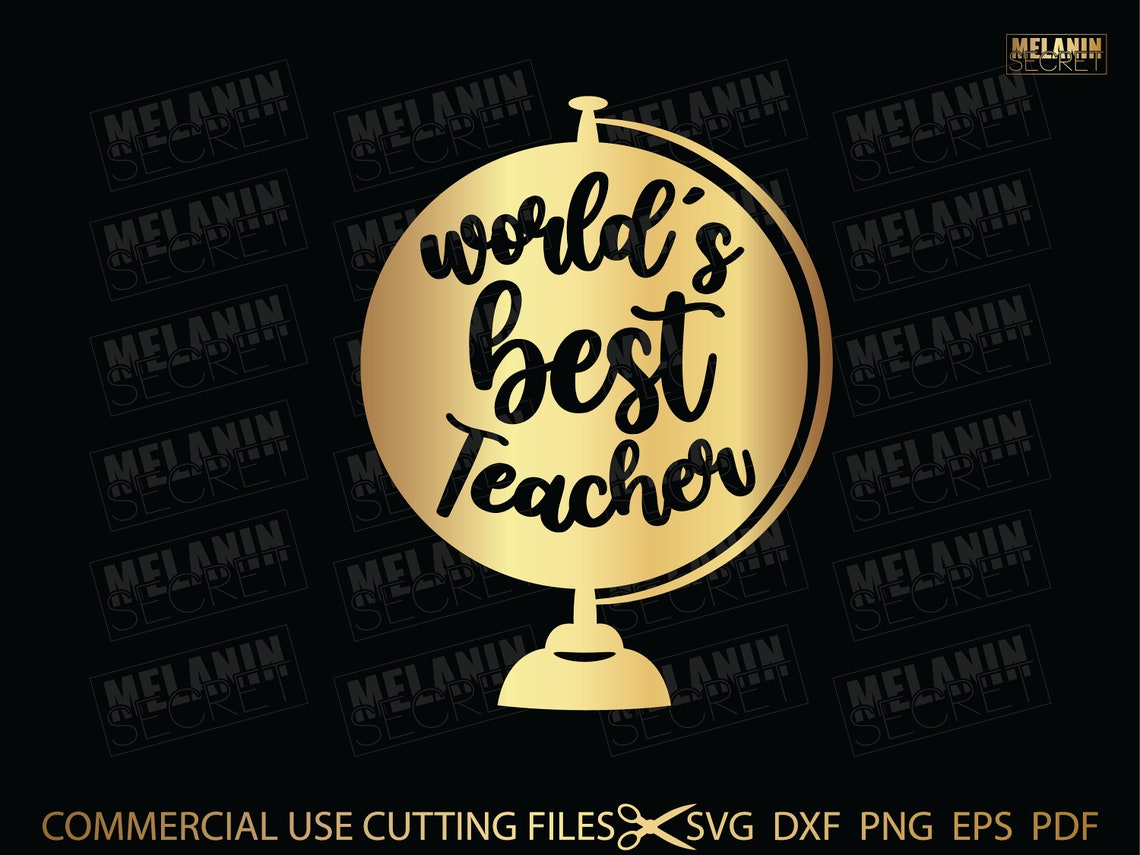 Worlds Best Teacher Svg Teacher Svg Graduation First Day - Etsy