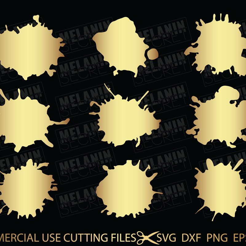 Paint Splatter Svg - Etsy