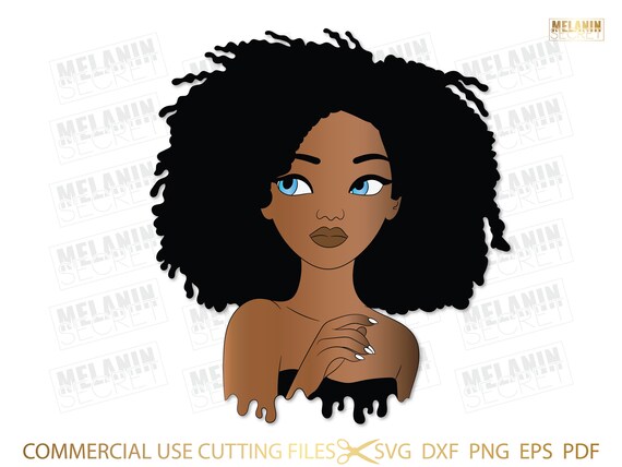 Natural Hair Svg Diva Black Woman Clip Art Black Ethnic Svg 28 Best