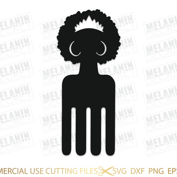 Afro Pick Art - Etsy