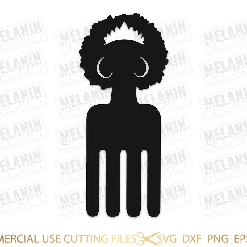 Afro Pick Art - Etsy