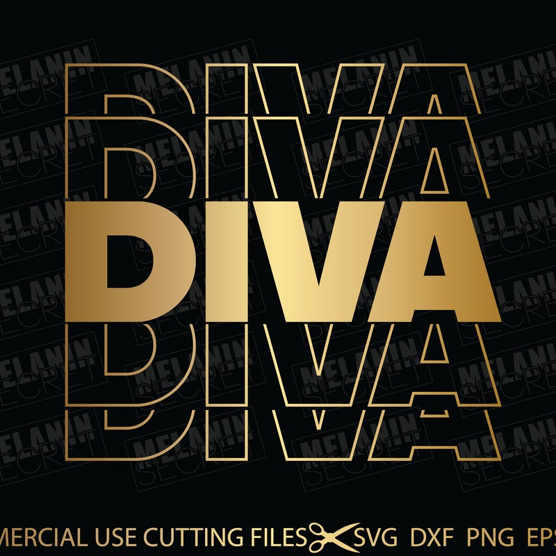 Diva Svg - Etsy