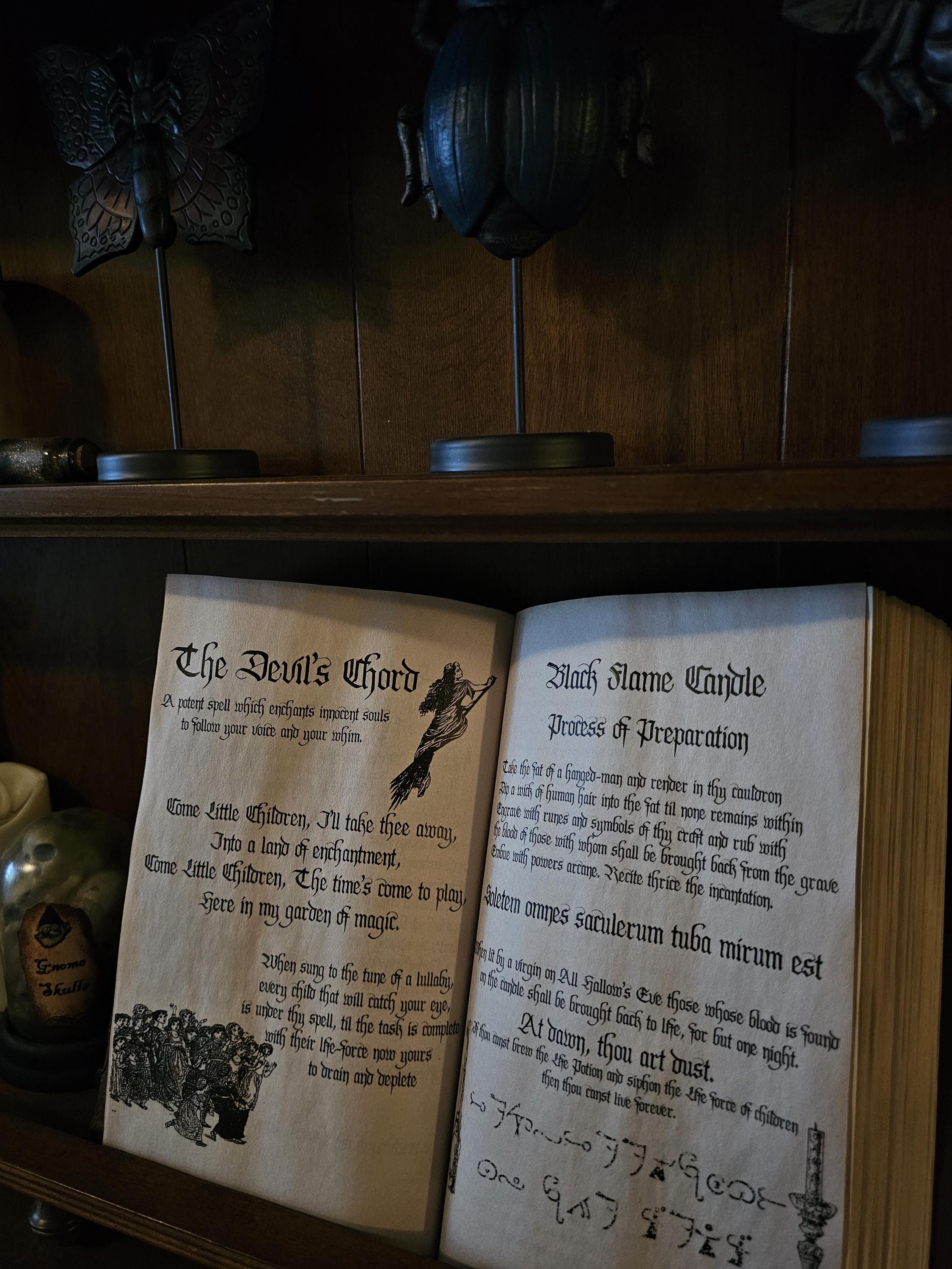 Hocus Pocus Spell Book Decoration - Etsy