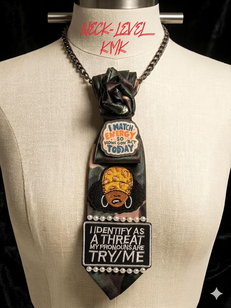 NECK-LEVEL Junk Tie by KMK - Etsy