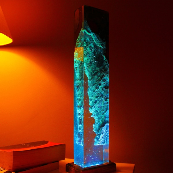 Resin Lamp - Etsy