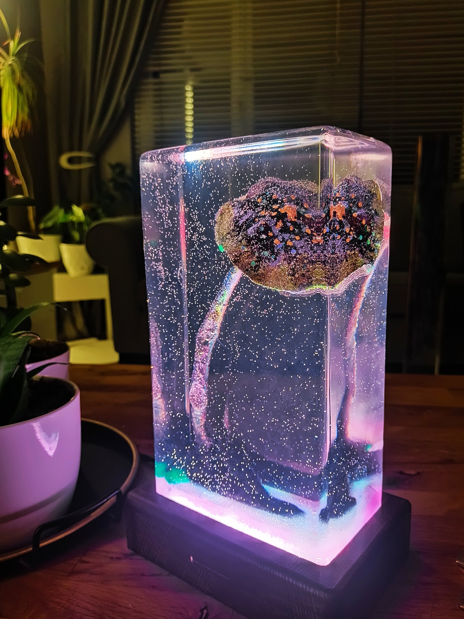 Massive Mushroom Resin Lamp Unique Handmade Epoxy Resin Lamp - Etsy