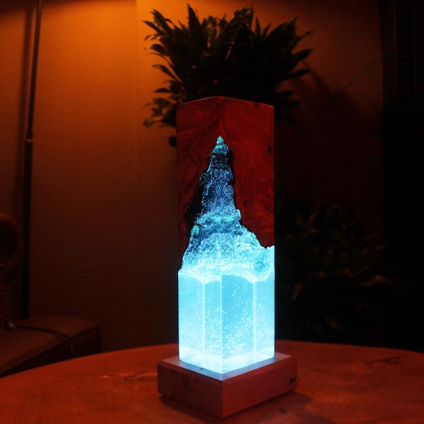 Resin Lamp - Etsy