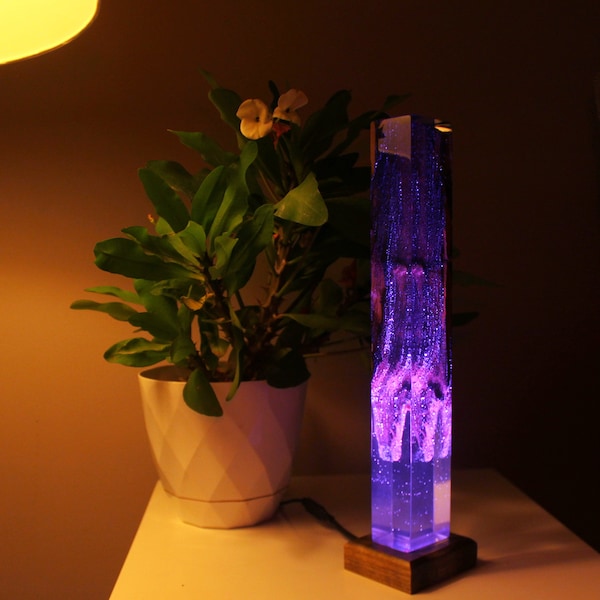 Epoxy Resin Lamp - Etsy