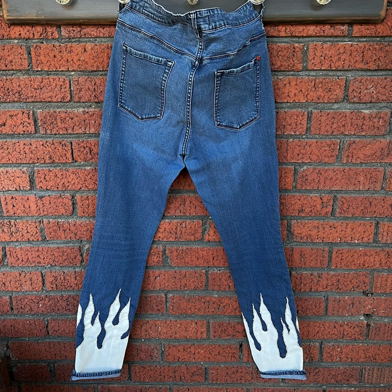 Flame Denim Jeans - Etsy