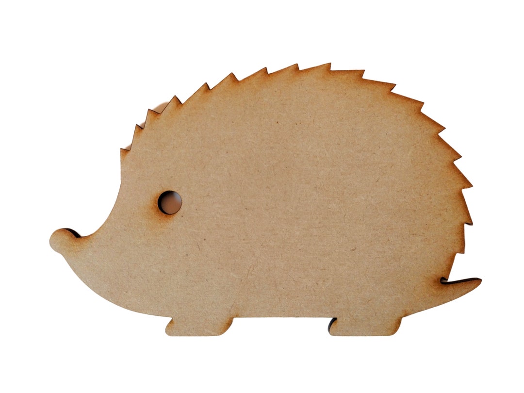 198 Wooden Hedgehog MDF Craft Shapes, Blank, Scrapbook, Decoration ...
