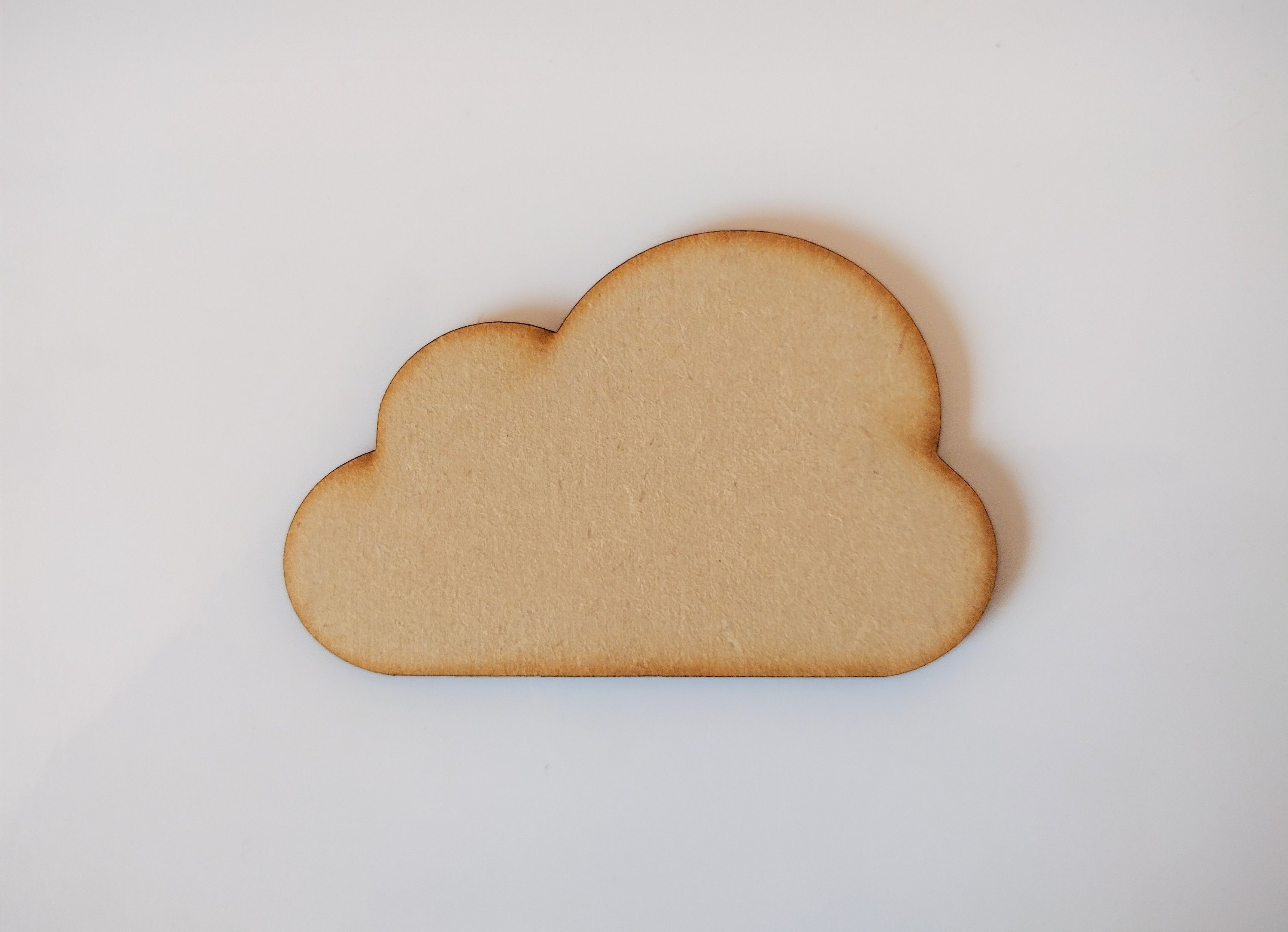 088 Wooden Cloud Shape MDF Craft Shapes Blank Scrapbook - Etsy UK