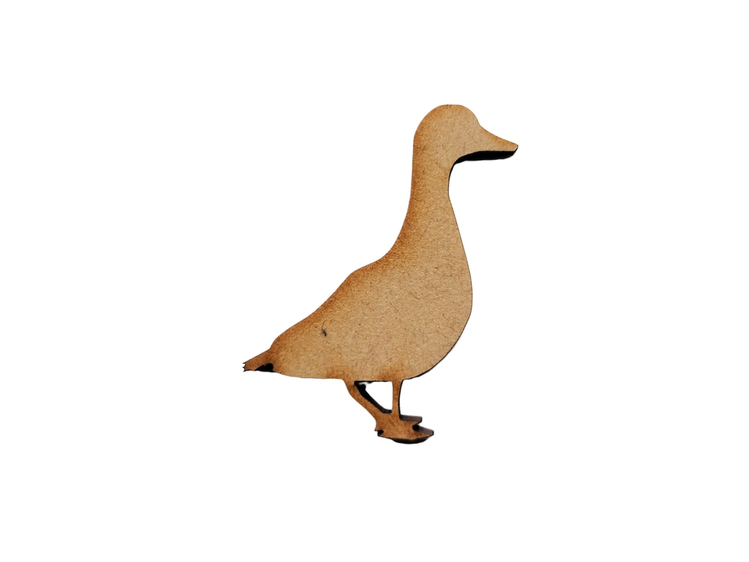 042 Wooden Duck MDF Craft Shapes, Blank, Scrapbook, Decoration ...