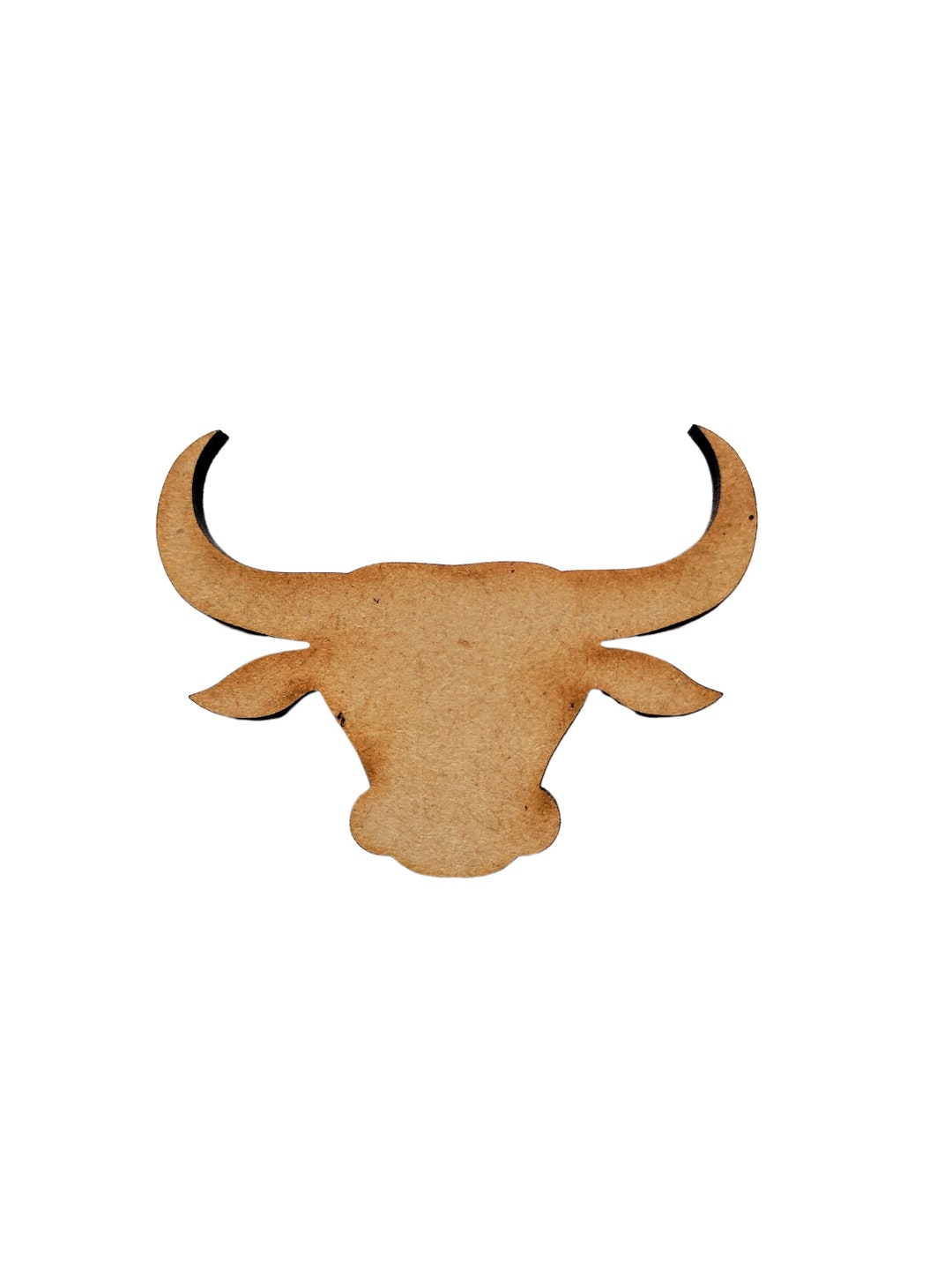 294 Wooden Bulls Head MDF Craft Shapes, Blank, Scrapbook, Decoration ...