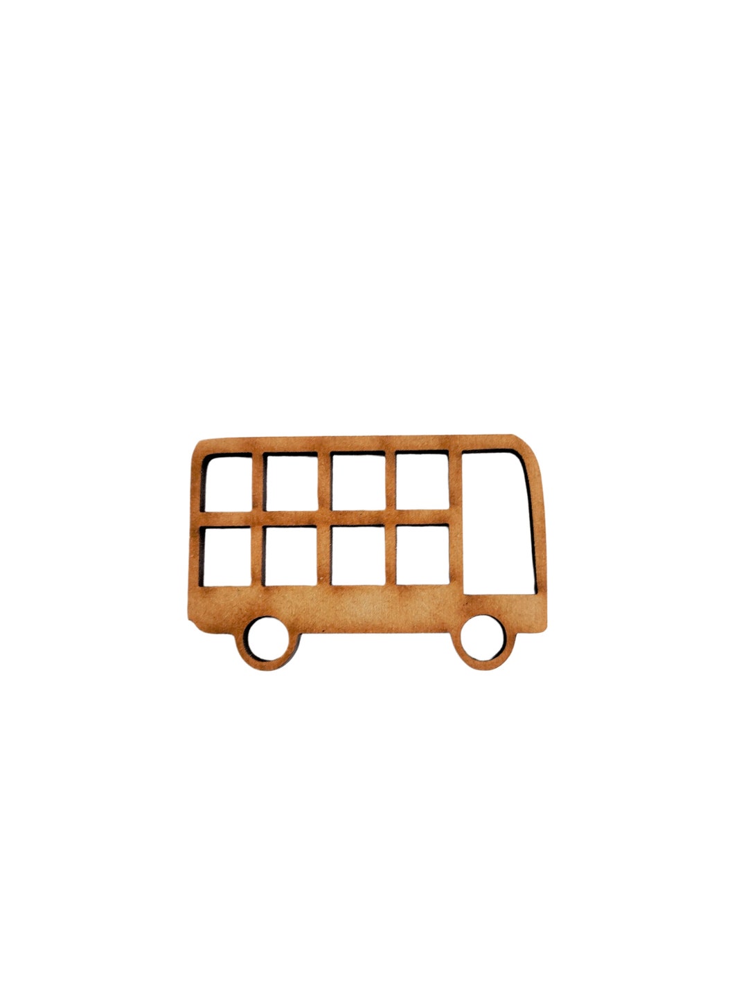 119 Wooden Bus, Coach MDF Craft Shapes, Blank, Scrapbook, Decoration ...