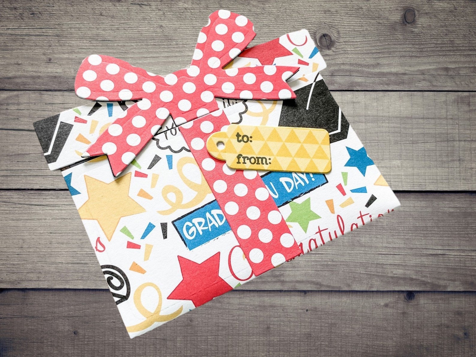 Graduation Gift Card Holder Grad Gift Congratulations Grad - Etsy