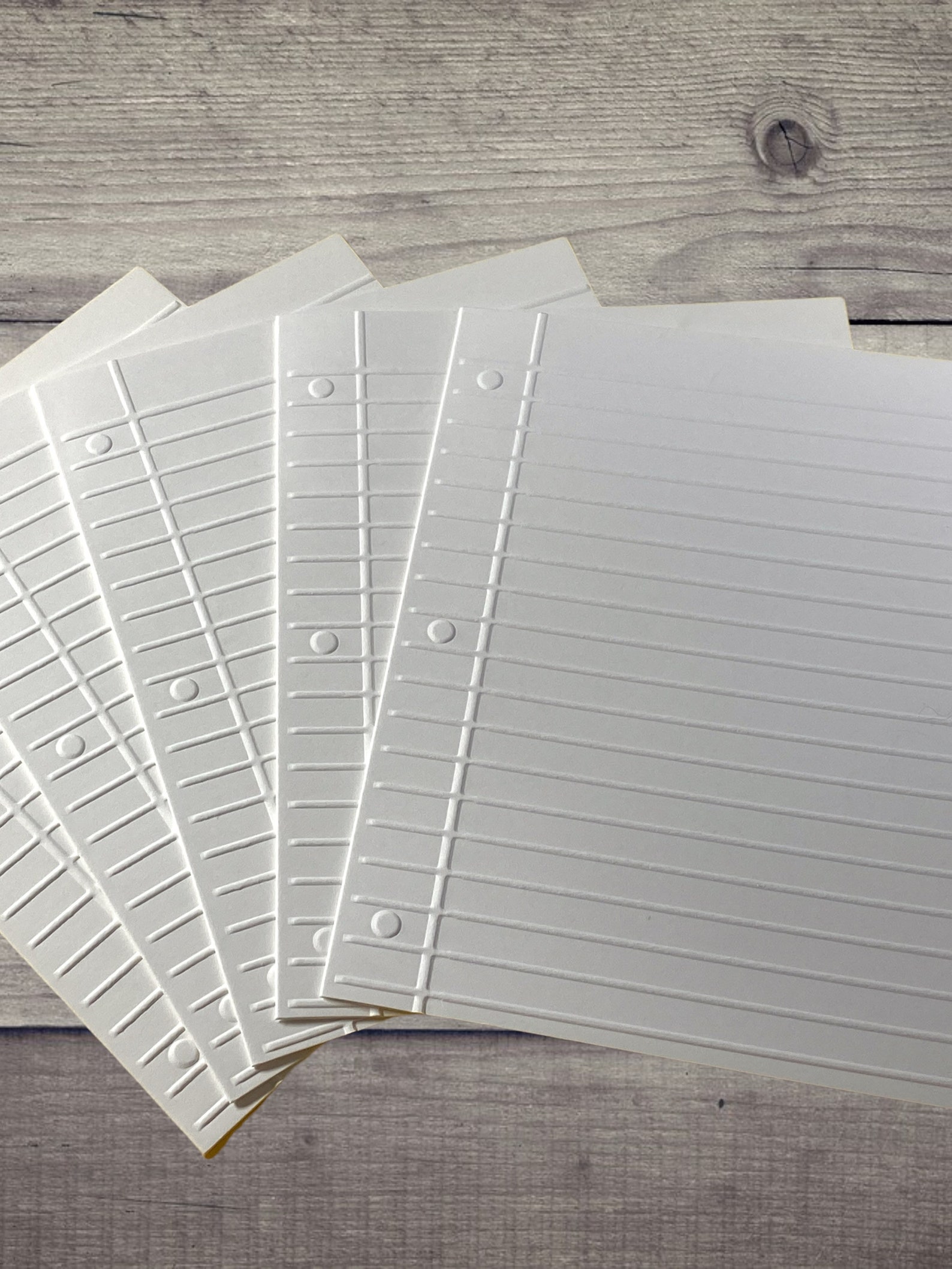 Teacher Cards 5 Ct School Note Cards Notebook Lined Paper - Etsy