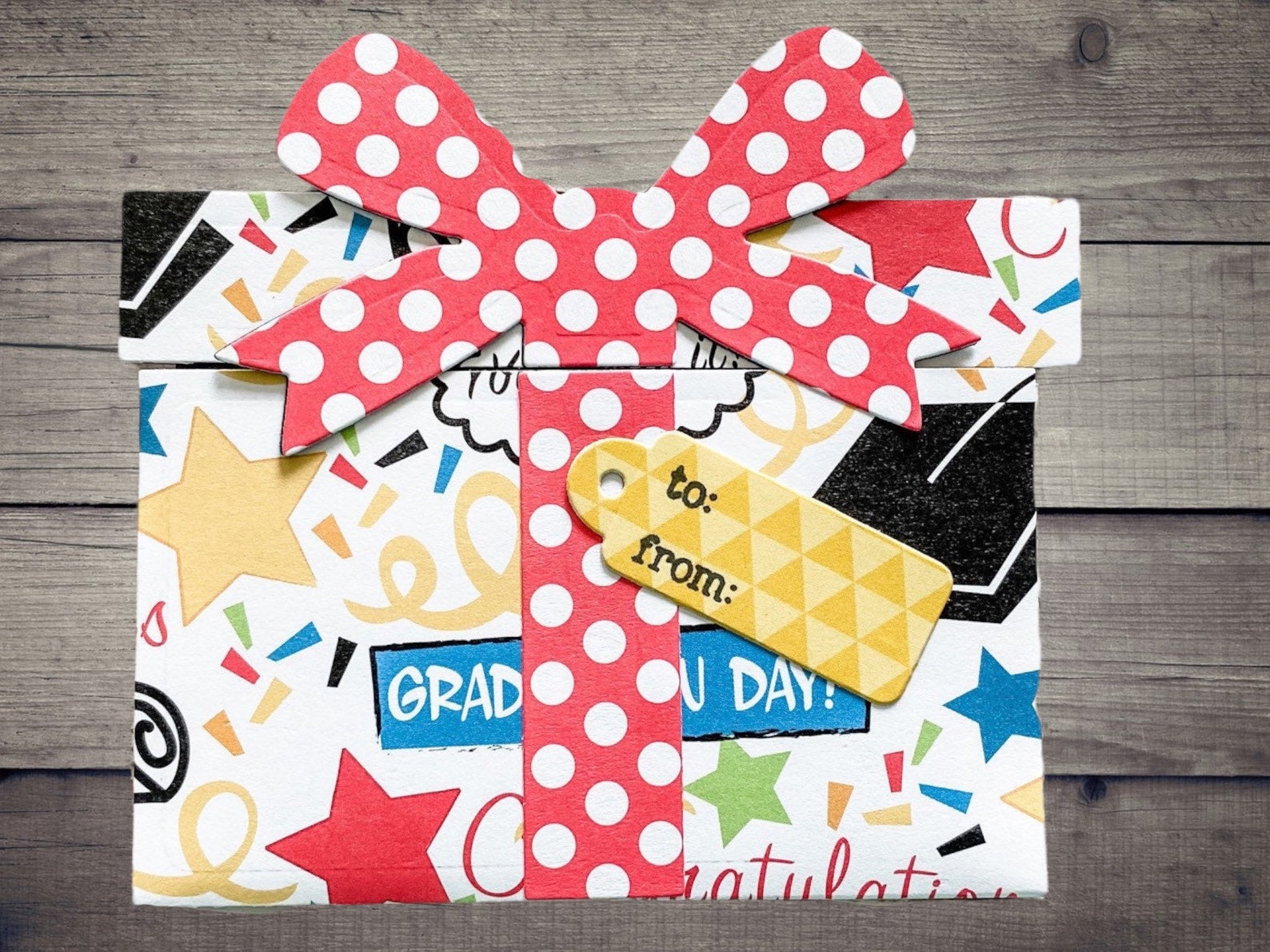 Graduation Gift Card Holder Grad Gift Congratulations Grad - Etsy