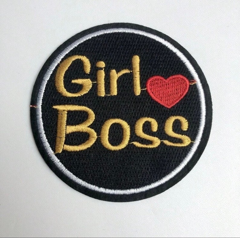 Girl Boss Embroidered Iron on Patch, Girl Boss Patch, Trucker Hat ...
