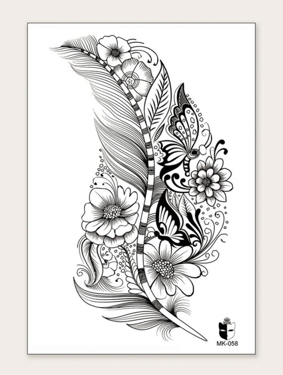 Printable Feather Mandala