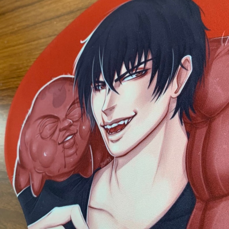 Toji Fushiguro and Worm 3D Chest Mousepad | Etsy