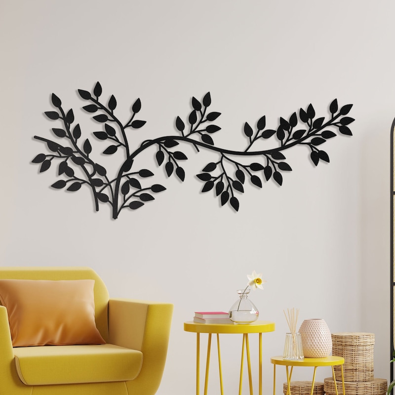 Black Metal Wall Art - Etsy