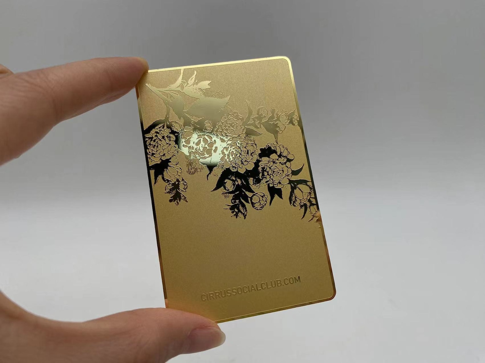 Personalized Gold Metal Business Card: Custom Stainless Steel - Etsy