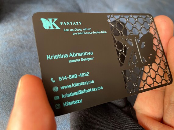 Laser Cut Metal Business Cards Laser Cut Metal Business Cards