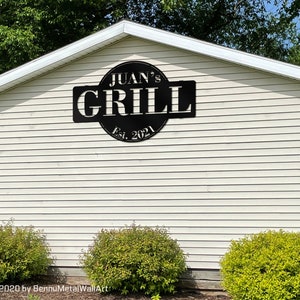 Custom Metal Barn Sign: Personalized Farmhouse Style, Aluminum - Etsy
