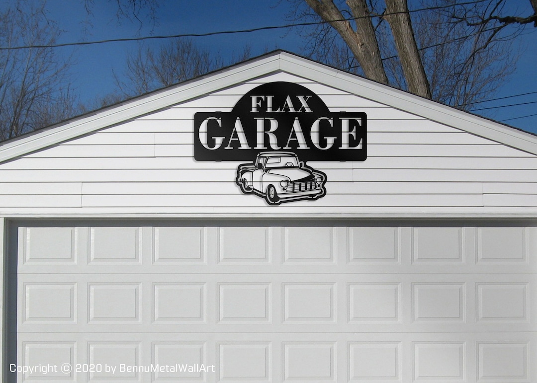 Personalized Garage Sign, Metal Garage Signs , Large Metal Garage Signs ...