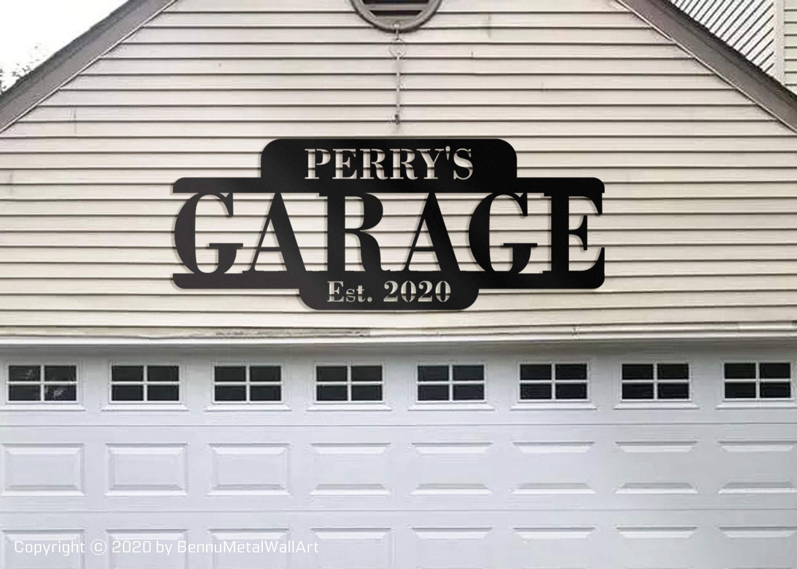 Personalized Metal Garage Sign – Custom Shop Wall Decor - Etsy