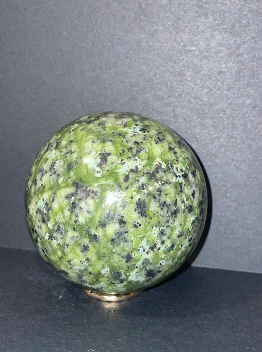 Serpentine Sphere 305 Grams, NEW Serpentine, Crystal Healing ...