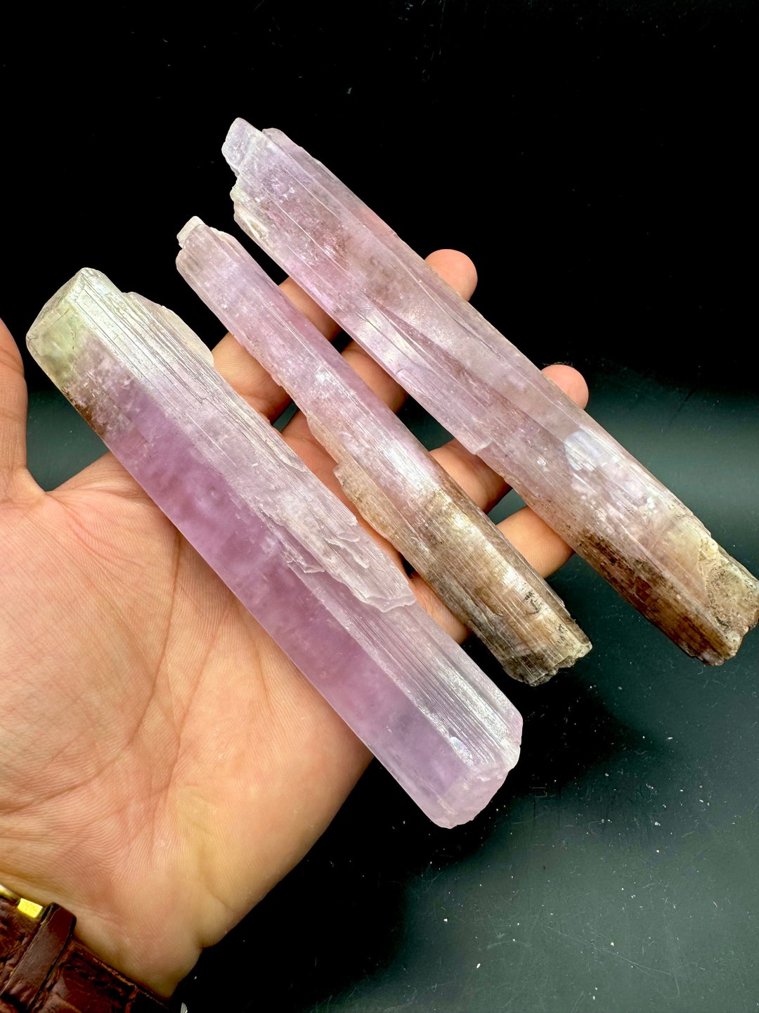 474 Gram Purple Kunzite Crystals , Spodumene Crystals , Spodumene ...
