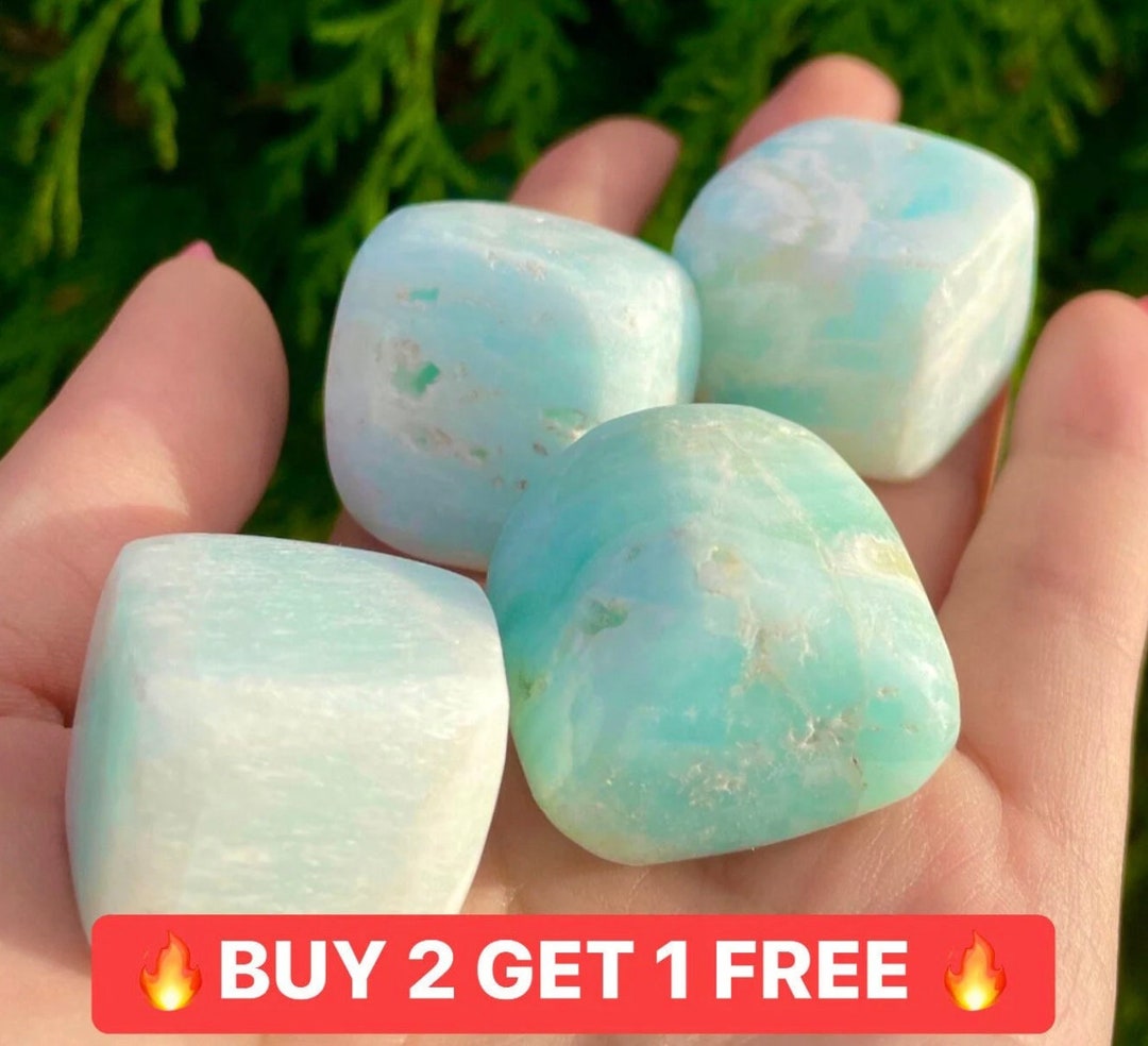 RARE Caribbean Calcite Tumble Rocks, Caribbean Calcite Pocket Stone ...