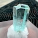 Aesthetic Blue Aquamarine Crystal . Minerals , Mineral Specimens , Gems ...