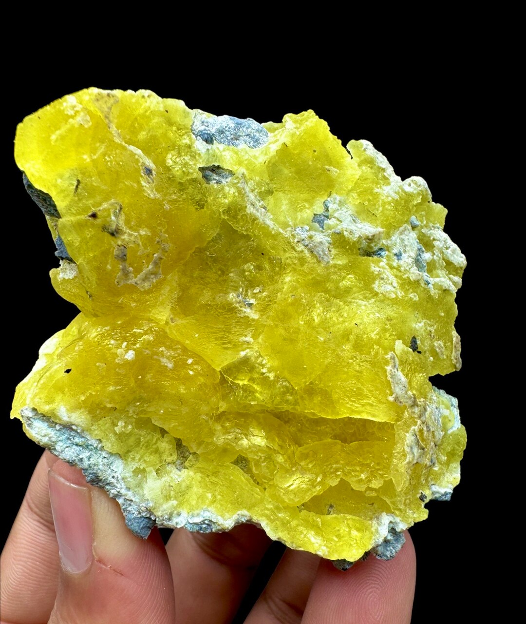 107 Gram Rare Yellow Brucite Crystal on Matrix , From Baluchistan ...