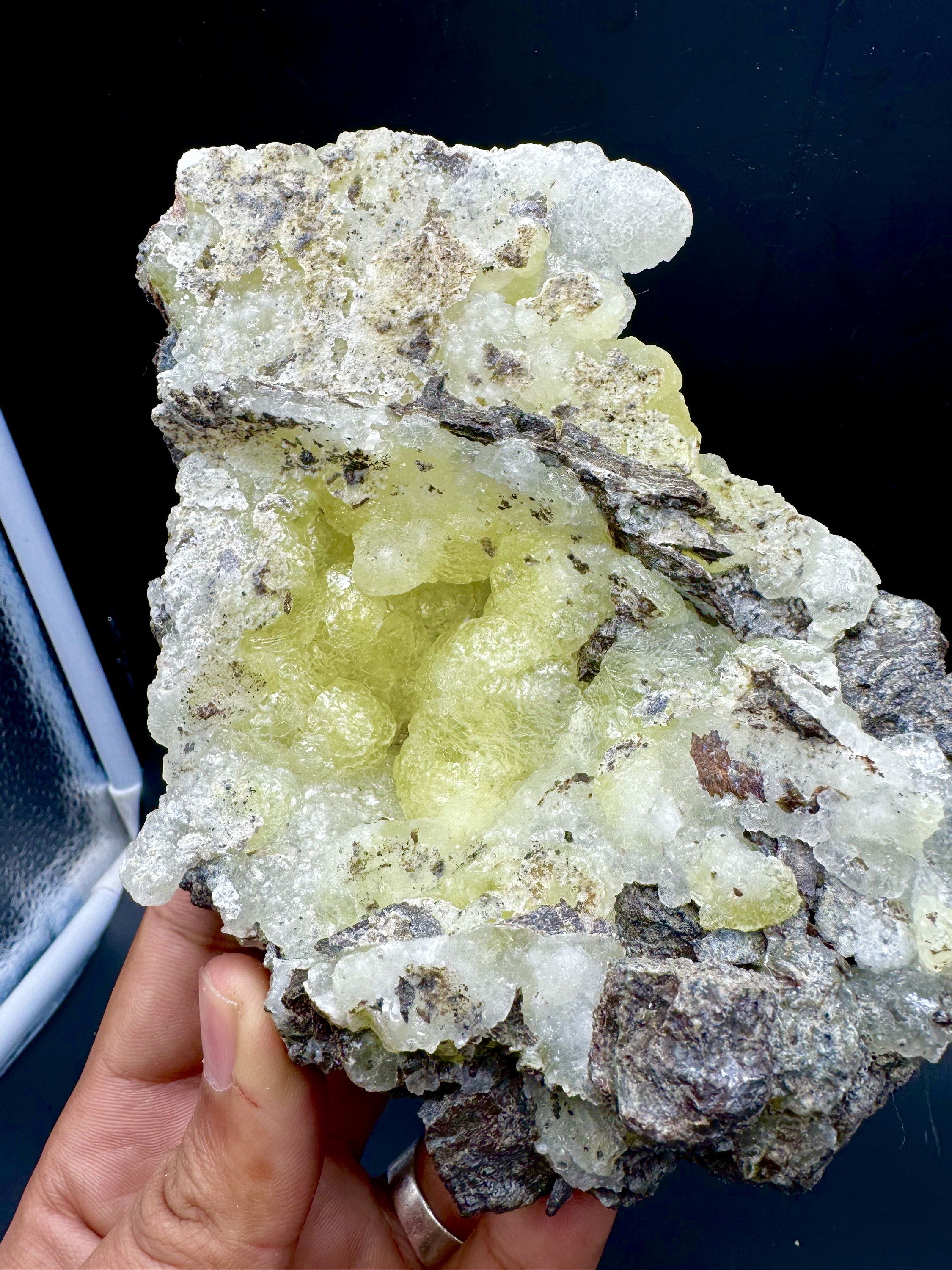570 Gram Large Yellow Brucite Crystals Specimen , From Baluchistan ...