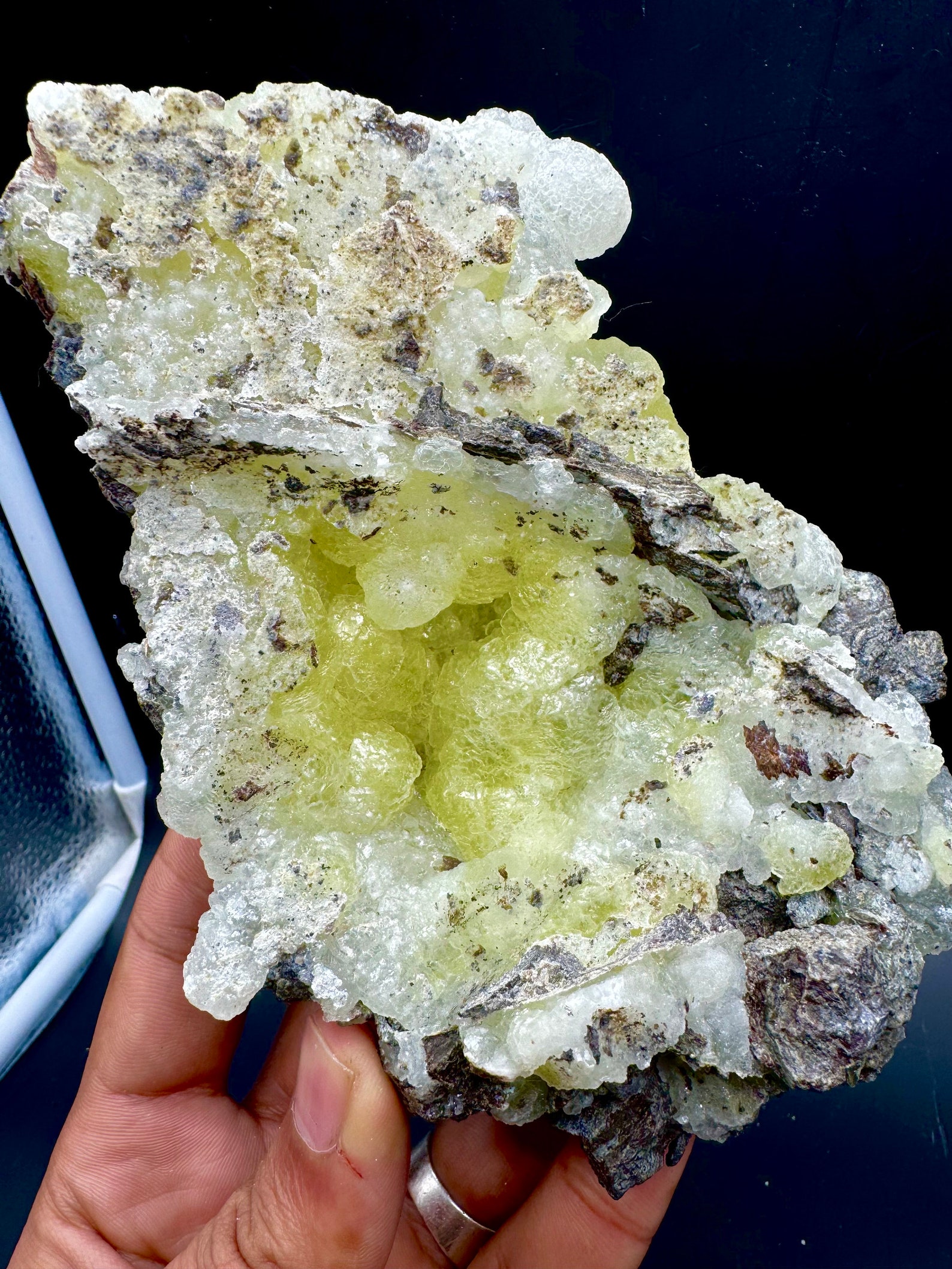 570 Gram Large Yellow Brucite Crystals Specimen , From Baluchistan ...