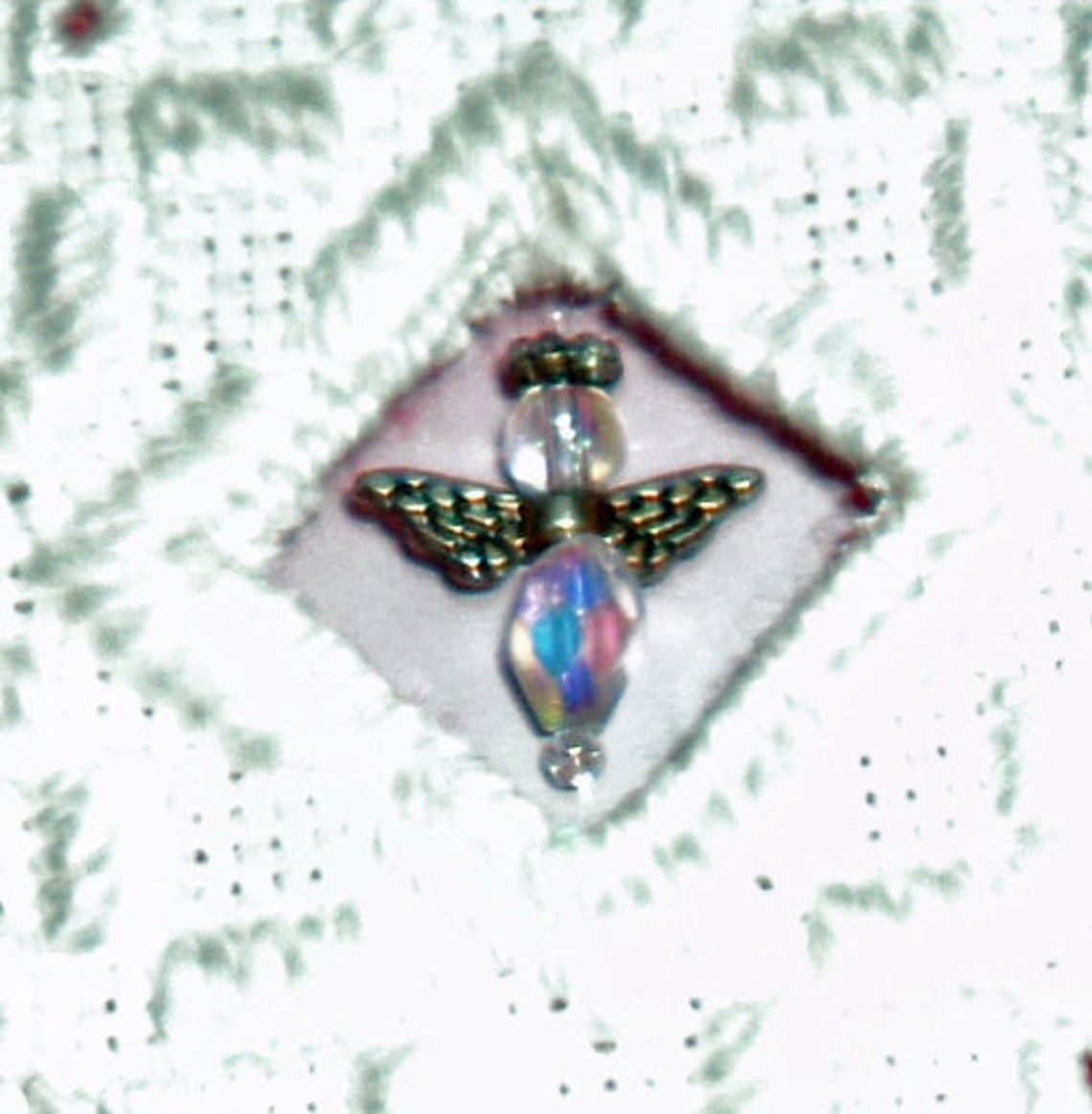 Ornament FLOATING ANGEL Hardanger Embroidery Hand Stitched - Etsy