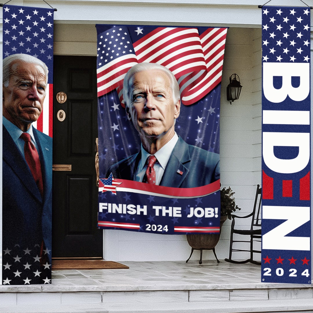 Decorx Biden 2024 Presidential Campaign Banner - Patriotic Political ...