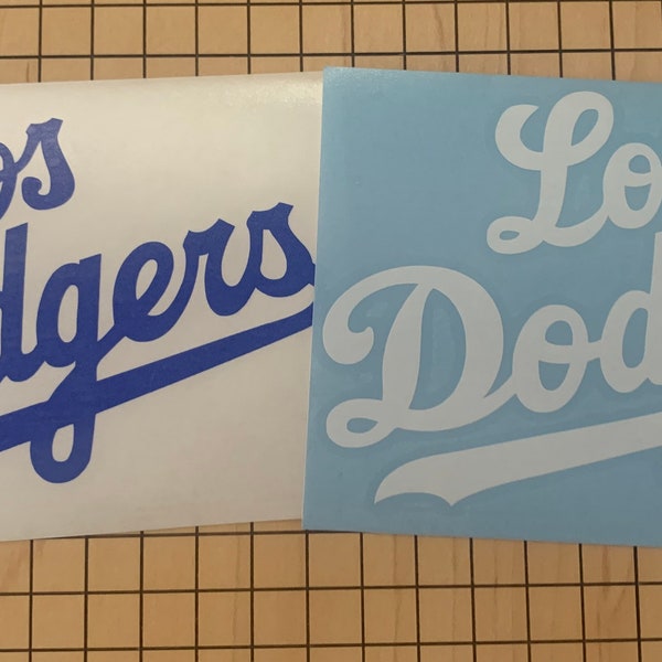 La Dodgers Decal - Etsy